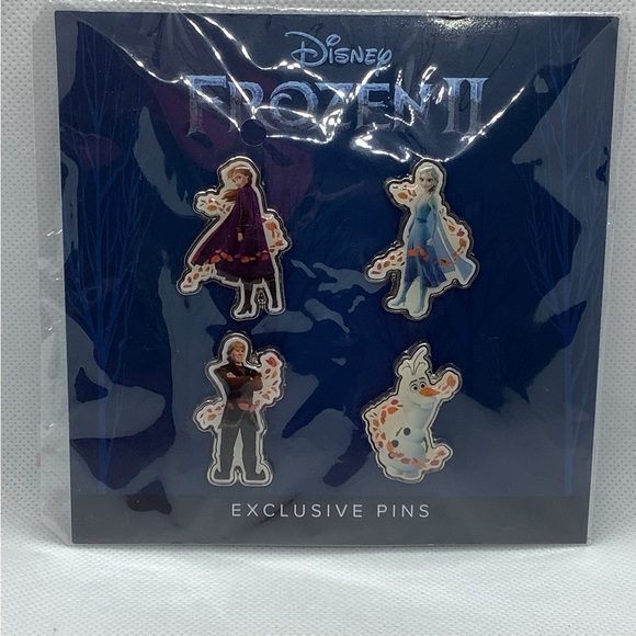 Disney | Other | Disney Frozen Ii 2 Exclusive Pin Set Of 4 Elsa Anna ...